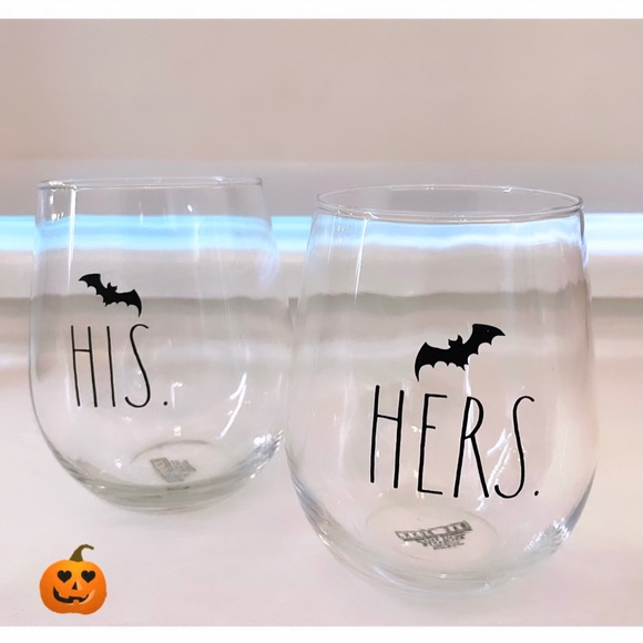 Rae Dunn | Dining | Rae Dunn His And Hers Bat Glasses | Poshmark